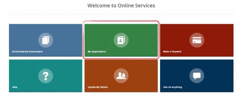my_applications_dashboard.jpg | Online Services - Department of Climate ...